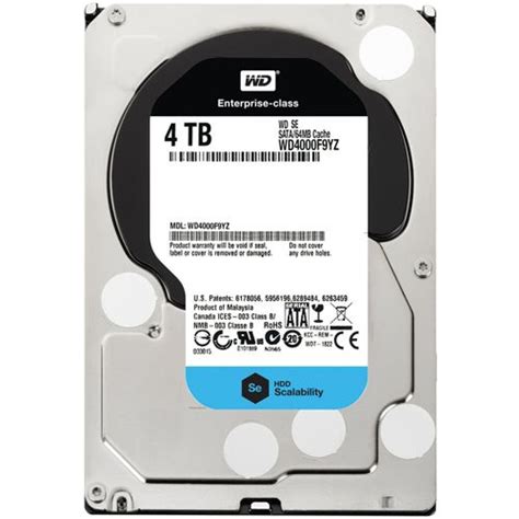 4TB WD SE Enterprise WD4000F9YZ 64MB 3.5" (8.9cm) SATA 6Gb/s - SATA 3.5 ...