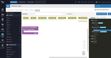 CRUD ROOKIE Update Object With API Missions Backendless Support