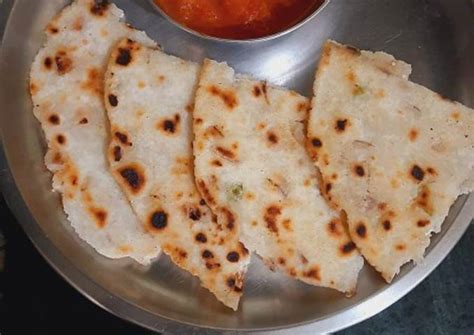 Chawal Rice Roti With Tamatar Tomato Ki Chutiya Recipe By Jayakrite