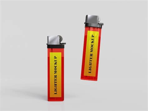 Premium Psd Psd Gas Lighter Mockup