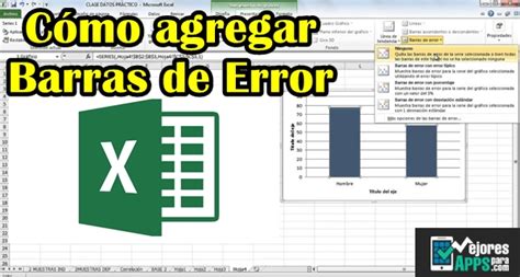 Cómo agregar Barras de Error verticales en ExcelGUÍA 2024