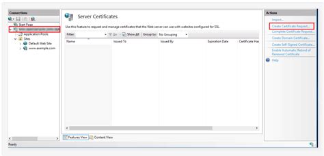 how to generate certificate request file csr