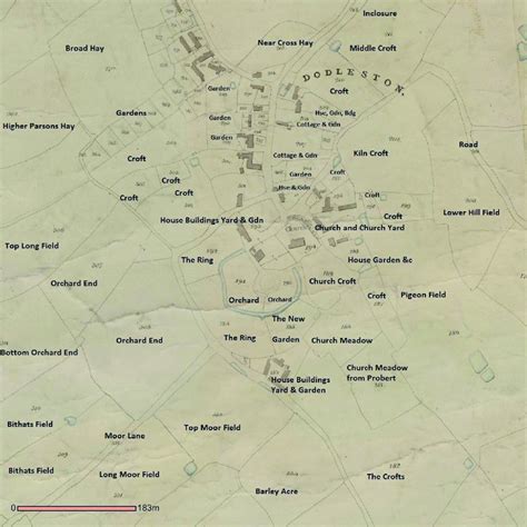 Tithe Map And Apportionment C 1842 Edt 1401 And 2 With Authors