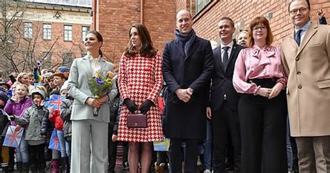 스웨덴 왕실 공식 방문 중인 윌리엄 왕세손 부부