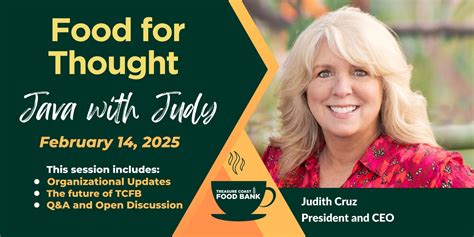 Java With Judy Food For Thought