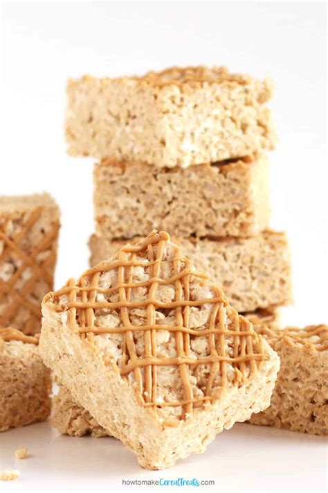 Fluffernutter Rice Krispie Treats Howtomakecerealtreats