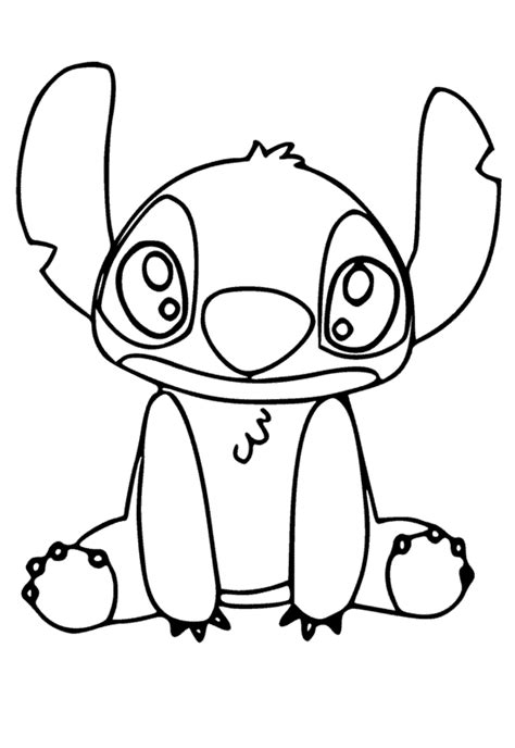 50 Desenhos Fofos Do Stitch Para Colorir Grátis 【2024】 Artofit