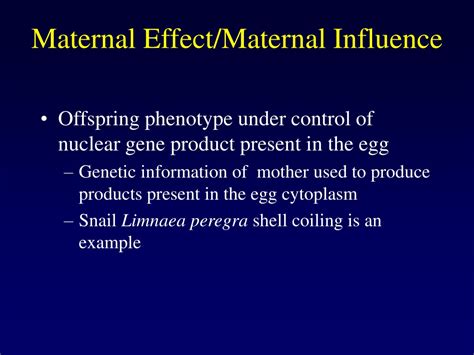 Ppt Extranuclear Inheritance Powerpoint Presentation Free Download