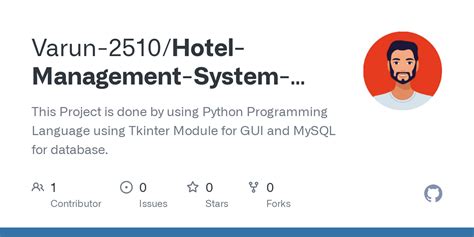 github varun 2510 hotel management system 4th sem project this project is done by using