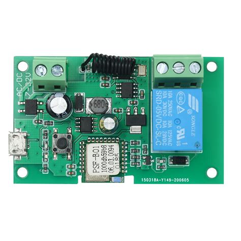 Ewelink Dc5v 12v 24v 32v Wifi Switch Rf 433mhz Módulo De Relé
