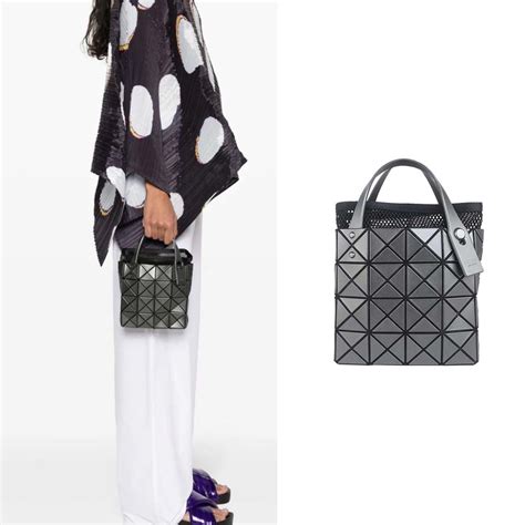 Issey Miyake 三宅一生 Baobao 三角格4x4迷你手提包3色 手提包 Yahoo奇摩購物中心