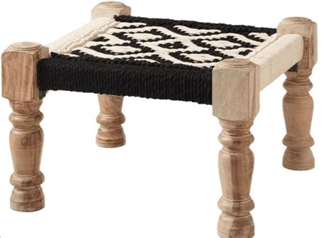 Solid Wood Charpai Mudha Pidha Khat Wooden Small Mudha Pidha Small