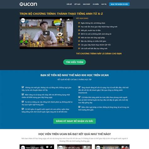 Mẫu Website Khóa Học Online 01 Khaweb Dịch Vụ Thiết Kế Website