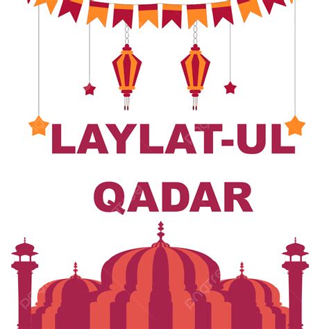 Creative Elegent Design For The Holy Islamic Night Laylatul Qadr With