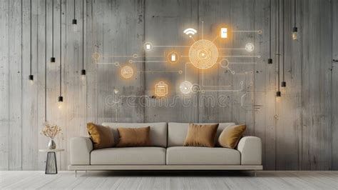 Transform Your Living Space With Smart Iot Innovations Featuring A Couch And Ambient Lighting