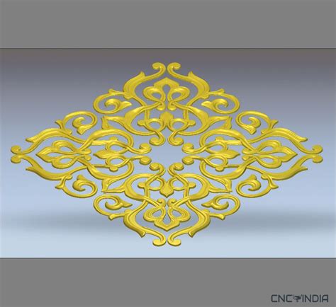 3ddsq 1034 Square Cnc Design 3d Model Artcam Relief Square File And Stl Download Cnc India