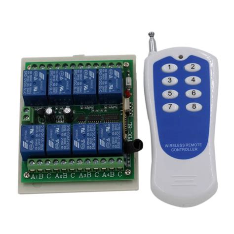 Latest Channel RF Wireless Remote Control Switch Remote Control System Receiver Transmitter