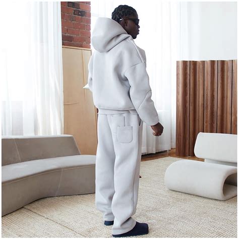 Puff Print Logo Stacked Sets Sweat Suits Mens Sets Two Pieces Flare