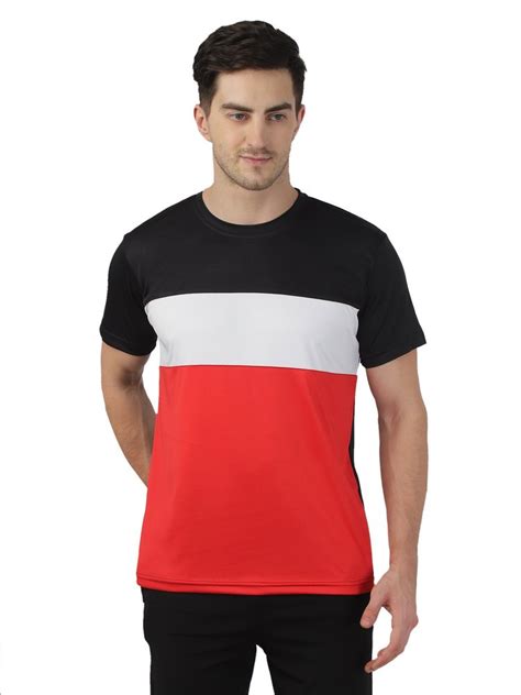 Knit Fabric Black Men Plain T Shirt Round Neck At Rs 91 In Jalandhar