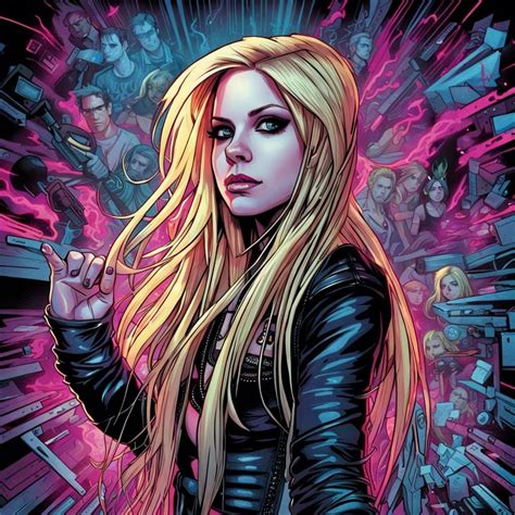 Avril Lavigne Ai Generated Artwork Nightcafe Creator