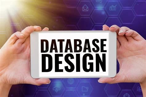 conceptual caption database design business idea organisation of data