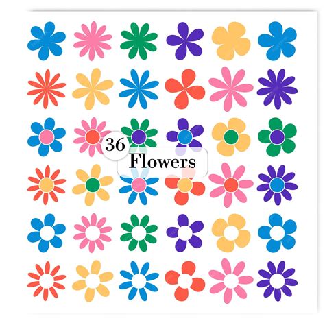 Premium Vector A Vector Collection Of Colorful Flowers