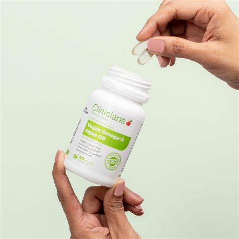 Vegan Omega 3 Algae Oil Clinicians Clinicians Science You Can Feel