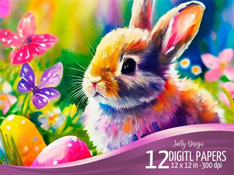 Easter Bunny Layered Paper Collection Graphic By Jallydesign · Creative