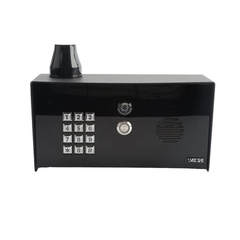 AES Cellcom PRIME7 Imperial Pedestal Mount 4G Cellular Intercom With Keypad PRIME7 PBK US