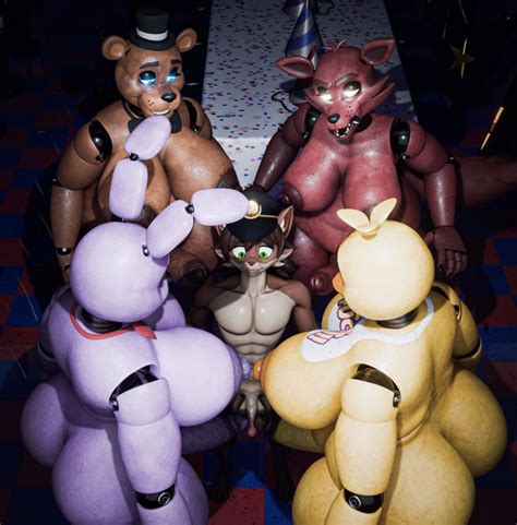 Rule 34 3d Accessory Animatronic Anthro Ass Bear Bib Blender Blender