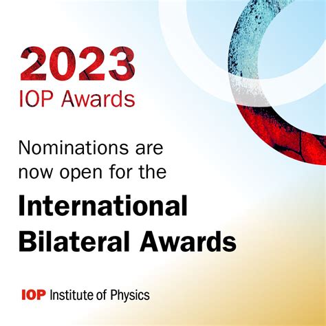 Institute Of Physics On Twitter Nominations For The 2023 Iop Giuseppe