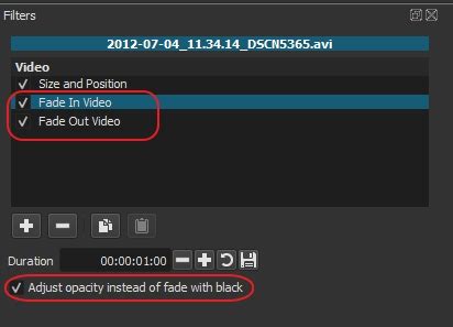 Fade In And Fade Out Filters Adjust Opacity Instead Of Fade With Black Suggestion Shotcut Forum