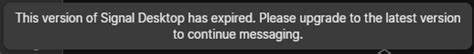 Windows 10 V5550 Expired Cannot Send Messages · Issue 6081