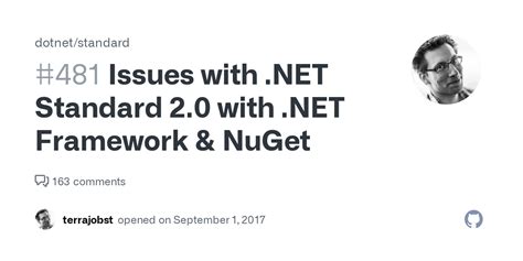 Issues With Net Standard 20 With Net Framework And Nuget · Issue 481