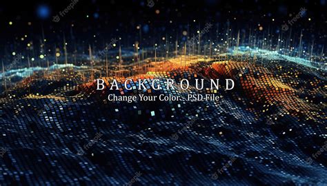 Premium Psd Abstract Lines And Dots Connect Background Generative Ai