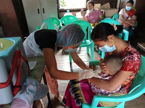 သဲကုန်းမြို့နယ်၌ အသက် ၂ နှစ်အောက် ကလေးငယ်များနှင့် ကိုယ်ဝန်ဆောင်မိခင်များအား ပုံမှန်ကာကွယ