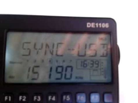 Degen 1106- Radio Filipinas ondas curtas de 19 metros em 15190 khz ...