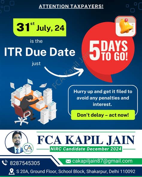 Income Tax Return Filling Itr Form10iea Itr2024 Ca Kapil Jain