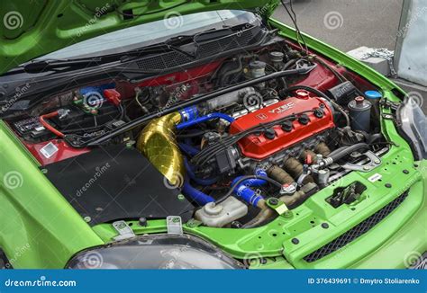 Modified Honda Civic Sports Car Photoshoot Editorial Image 277444076