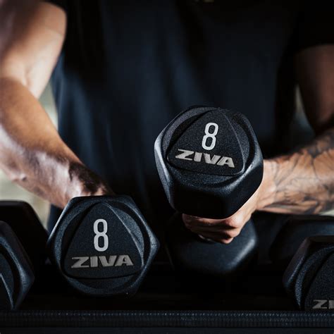 Sl Urethane Hexagon Dumbbells 1 10kg Ziva