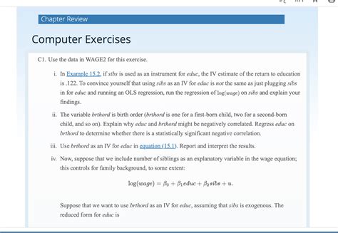 solved computer exercisesc1 ﻿use the data in wage2 ﻿for
