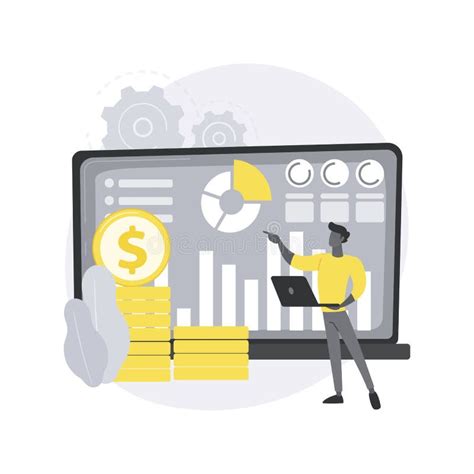 Data Monetization Abstract Concept Vector Illustration Stock Vector Illustration Of Story