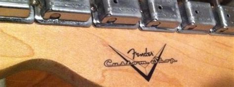 Fender Headstock Custom Shop Logo Decal Hmcustom Online Shop