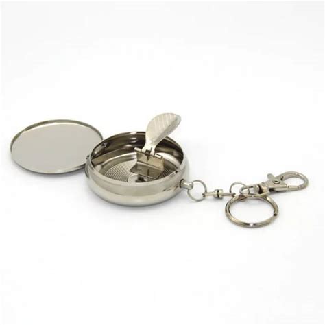 Asbak Mini Silver Asbak Portable Lazada Indonesia