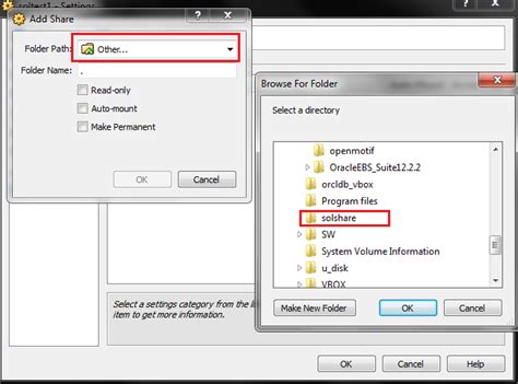 Creating Virtualbox Shared Folder On Oracle Solaris Guest