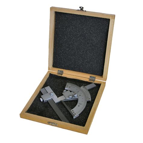 Excel Machine Tools Ubp 320° Metric Universal Vernier Bevel Protractor 150mm Excel Machine Tools