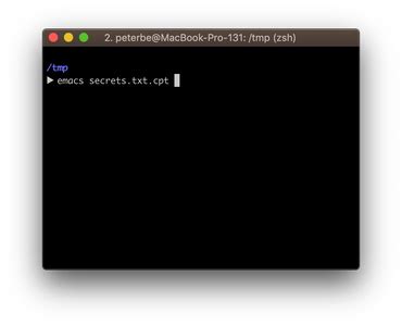 How To Encrypt A File With Emacs On MacOS Ccrypt Peterbe