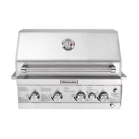 Kitchenaid 4 Burner Built In Propane Gas Island Grill Head In Stainless
