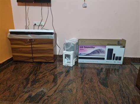 LG SNC R W Channel Wireless Subwoofer And Rear Speaker Wow Interface Rear Surround
