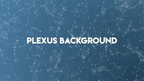 Abstract Plexus Background After Effects Tutorial Template YouTube